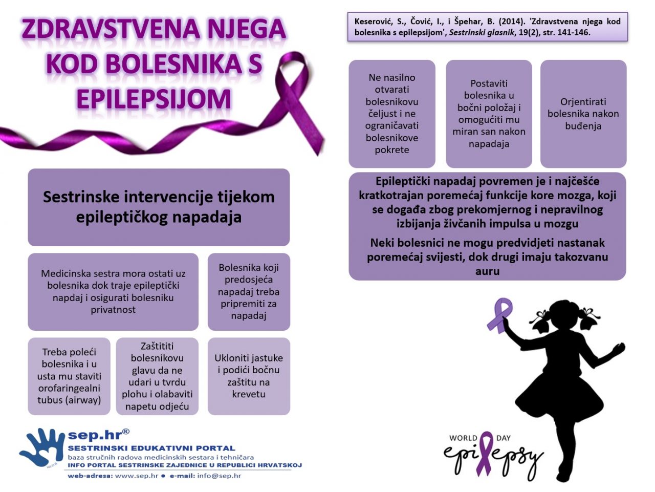 Zdravstvena njega kod bolesnika s epilepsijom - Sep